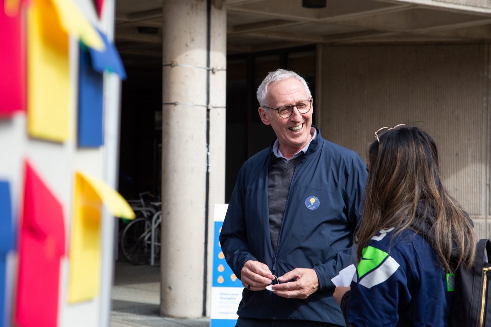 In conversation with University President Kevin Hall